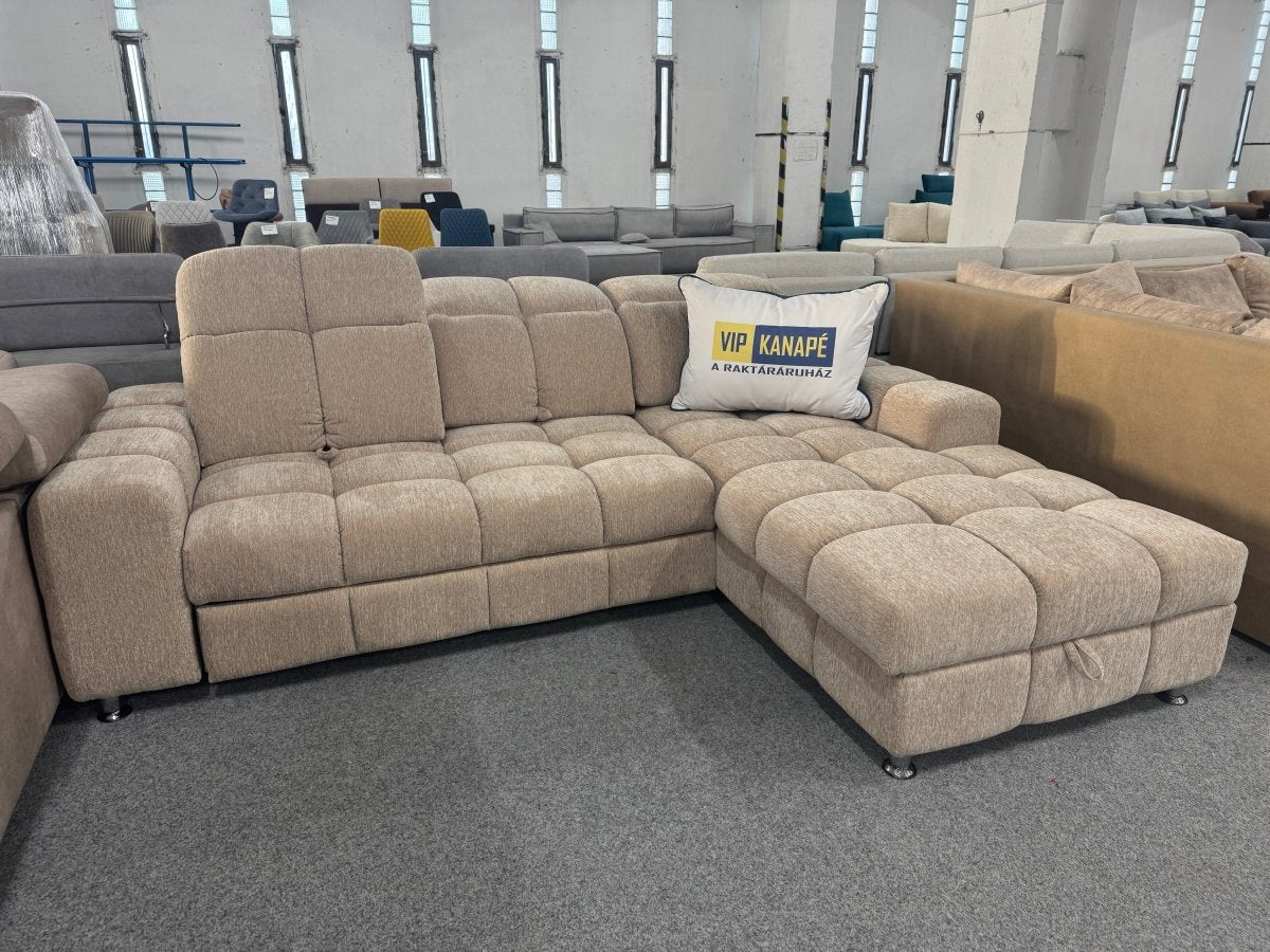 Ágyazható L alakú kanapé 200 cm x 260 cm: ez a Malena!— VIP Kanapé